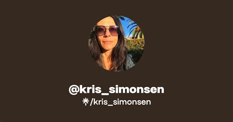Kris Simonsen Instagram Facebook Linktree