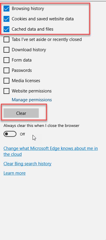 How Do I Clear My Cache In Microsoft Edge Technology Services
