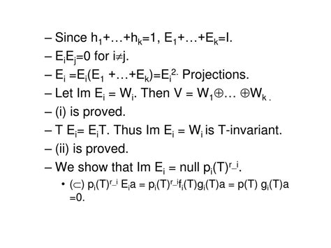 Ppt 68 The Primary Decomposition Theorem Powerpoint Presentation