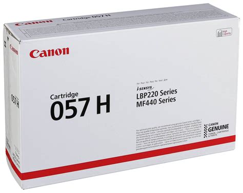 Canon I Sensys 057 Toner Patron 10000 Sider Sort 1015 Dkk