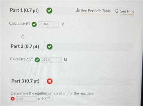Solved Consider the following redox reaction, and answer the | Chegg.com