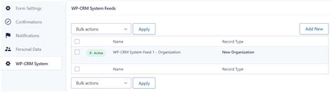 setting up gravity forms connect wp crm system