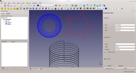 Macro 3d Parametric Curve Freecad Documentation