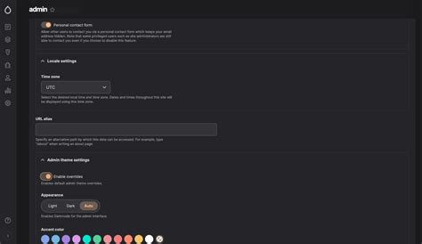 Specific Settings Within Gin Gin Admin Theme Drupal Wiki Guide On Drupal Org