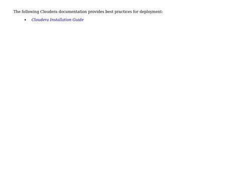 Cloudera Documentation Design Guide — Oracle Big Data Sql On Dell Emc