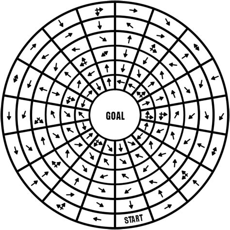 Circle Mazes What Maze Constructions Are Possible — Free Printable