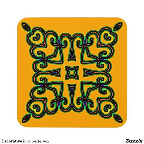 Decorative Beverage Coaster Decorative Ornament Design Art