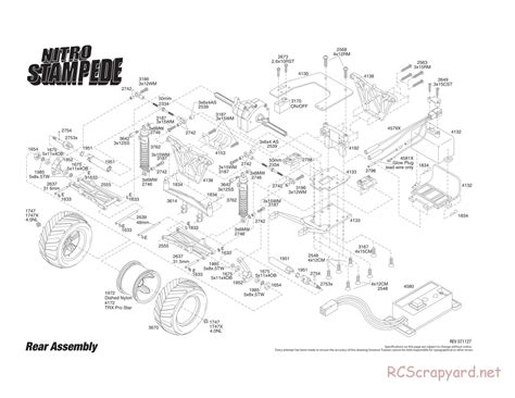 Traxxas Exploded Views Nitro Stampede 4104 4110 • Rcscrapyard Radio Controlled Model