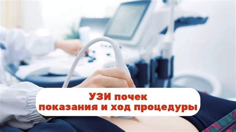 УЗИ почек показания к обследованию обследование ход процедуры