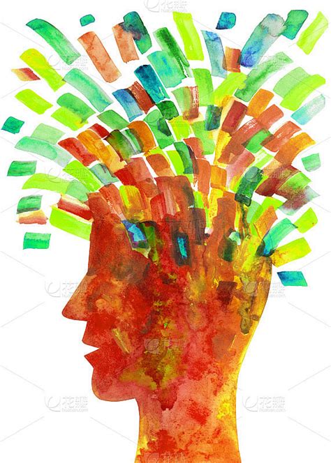 图形绘制的创造力。人类心灵的力量。