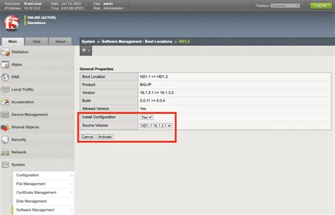 How To Upgrade F5 Big Ip Software Networkproguide