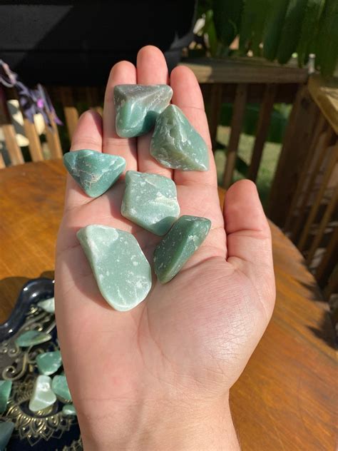 Green Aventurine Crystal Ethically Sourced Gemstones Lucky Green