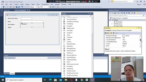 Membuat User Interface Pada Visual Basic Youtube