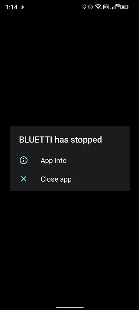 App Android Crashes After Phone Screen Is Reactivated Bluetti App