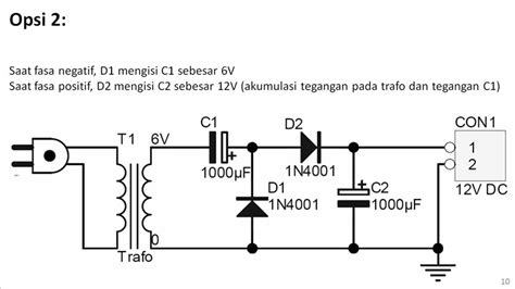 Voltage Doubler Rangkaian Penyearah Yang Mengubah Tegangan Ac Menjadi Tegangan Dc Dengan Level