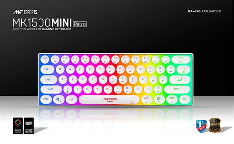 Buy Ant Esports Mk1500 Mini Retro Wireless Gaming Keyboard Membrane Switches Computech Store Buy Ant Esports Mk1500 Mini Retro Wireless Gaming Keyboard Membrane Switches Computech Store