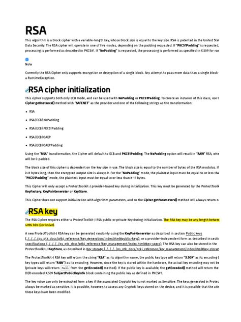 Rsa Cipher Initialization Pdf Encryption Computing