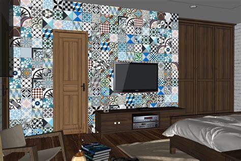 Style Bedroom Retro And Visopt By Than Nguyen 310 Sketchuptexture Free 3d Model