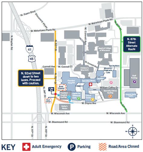 Construction On The Froedtert Hospital Campus Froedtert And Mcw