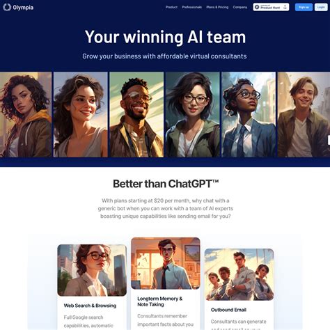 Olympia Productivity AI Tool Mridul Tech