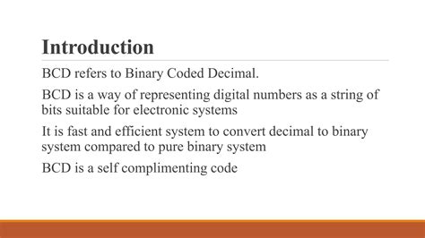 BCD To Binary Code Converter PPT