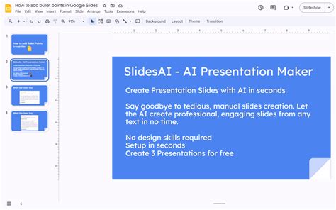 How To Add Bullet Points In Google Slides A Complete Guide