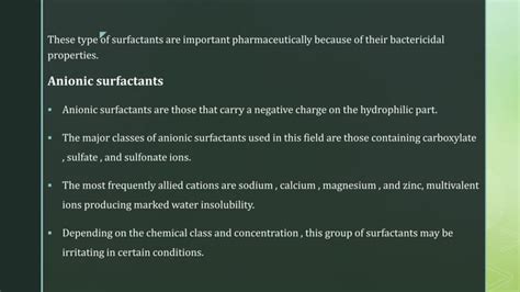 Surfactant Classification And Application Pptx Skin Care Beauty