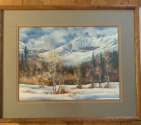 Limited Edition Print Signed Numbered K C Wilson Matted And Framed Realism Limited Edition