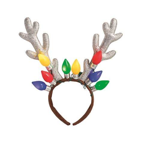 Light Up Reindeer Headband The Blue House