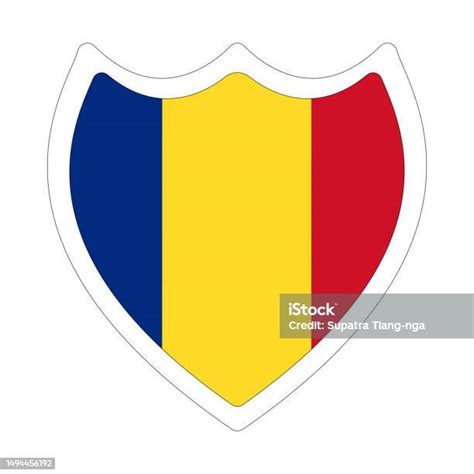 루마니아 국기 모양입니다 루마니아의 국기 모양입니다 0명에 대한 스톡 벡터 아트 및 기타 이미지 0명 3차원 형태 개념 Istock