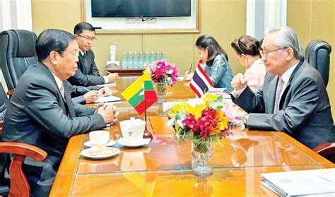 ဒေါ်အောင်ဆန်းစုကြည်နှင့်တွေ့ဆုံခဲ့သော ထိုင်းနိုင်ငံခြားရေးဝန်ကြီး နှင့