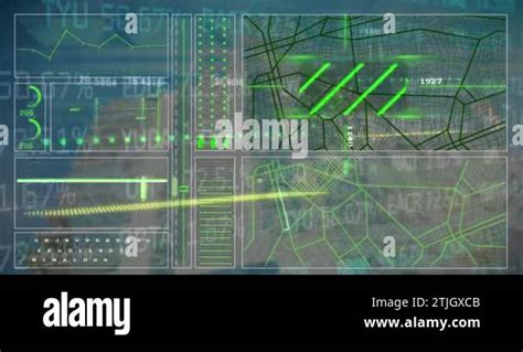 Animation Of Lines Graphs Circles Navigation Pattern Trading Board