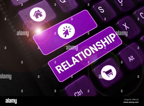 Sign Displaying Relationship Business Overview Developing Business Growth Success Process And