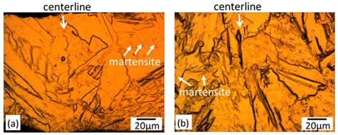 High Magnification Optical Micrographs Showing The Weld Centerlines And Download Scientific