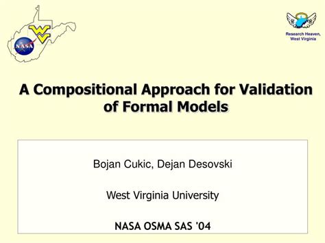 Ppt A Compositional Approach For Validation Of Formal Models