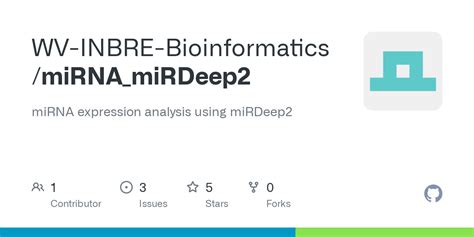 Github Wv Inbre Bioinformaticsmirnamirdeep2 Mirna Expression Analysis Using Mirdeep2
