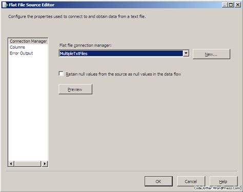 Importing Multiple Text Files Using Ssis Code Jotter