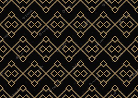 Premium Vector Abstract Geometric Pattern With Lines Rhombuses A Seamless Vector Background