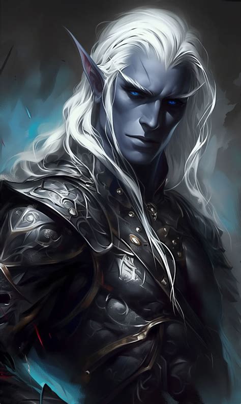 Drow Noble Dungeons And Dragons Art Elf Warrior Elves Fantasy