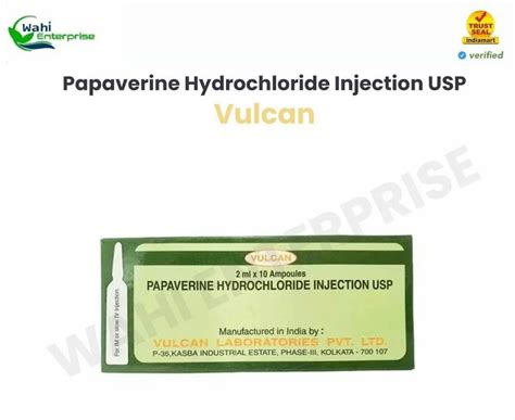 Papaverine Hydrochloride Injection At ₹ 47 Box New Delhi Id 25491298662