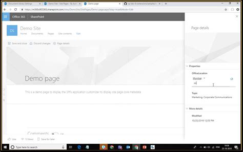 Sharepoint Pnp Dev Spfx Js Sig Call Oct 25th 2018 Screenshot