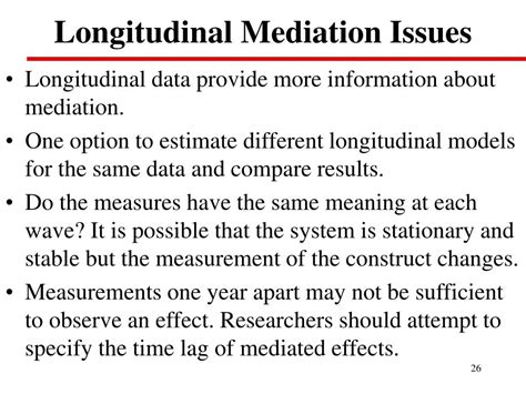 Ppt Special Topic Longitudinal Mediation Analysis Powerpoint