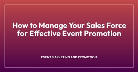 Event Marketing And Promotion • Event Management Evm Institute