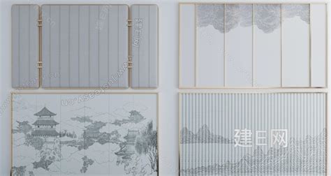 新中式软包硬包背景墙 电视背景墙模型su模型下载 Id113068287 建e网su模型 新中式软包硬包背景墙 电视背景墙模型su模型下载 Id113068287 建e网su模型