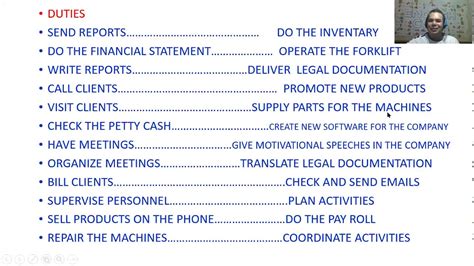 Duties Class 5 Youtube