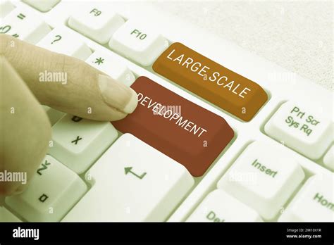 Conceptual Display Large Scale Development Business Concept Very Wide And Modern Developed