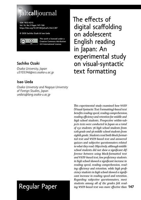 Pdf The Effects Of Digital Scaffolding On Adolescent English Reading