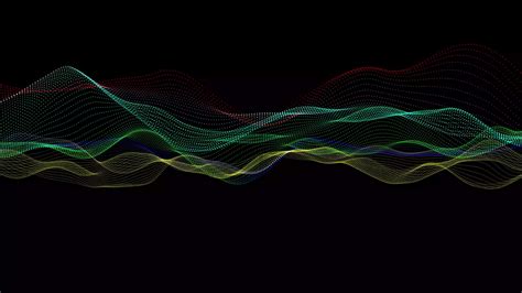 Digital Particle Wave Stock Video At Vecteezy