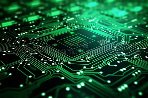 Digital Circuit Board Microprocessor Motherboard Computer Hardware In