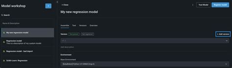 add custom model versions datarobot docs